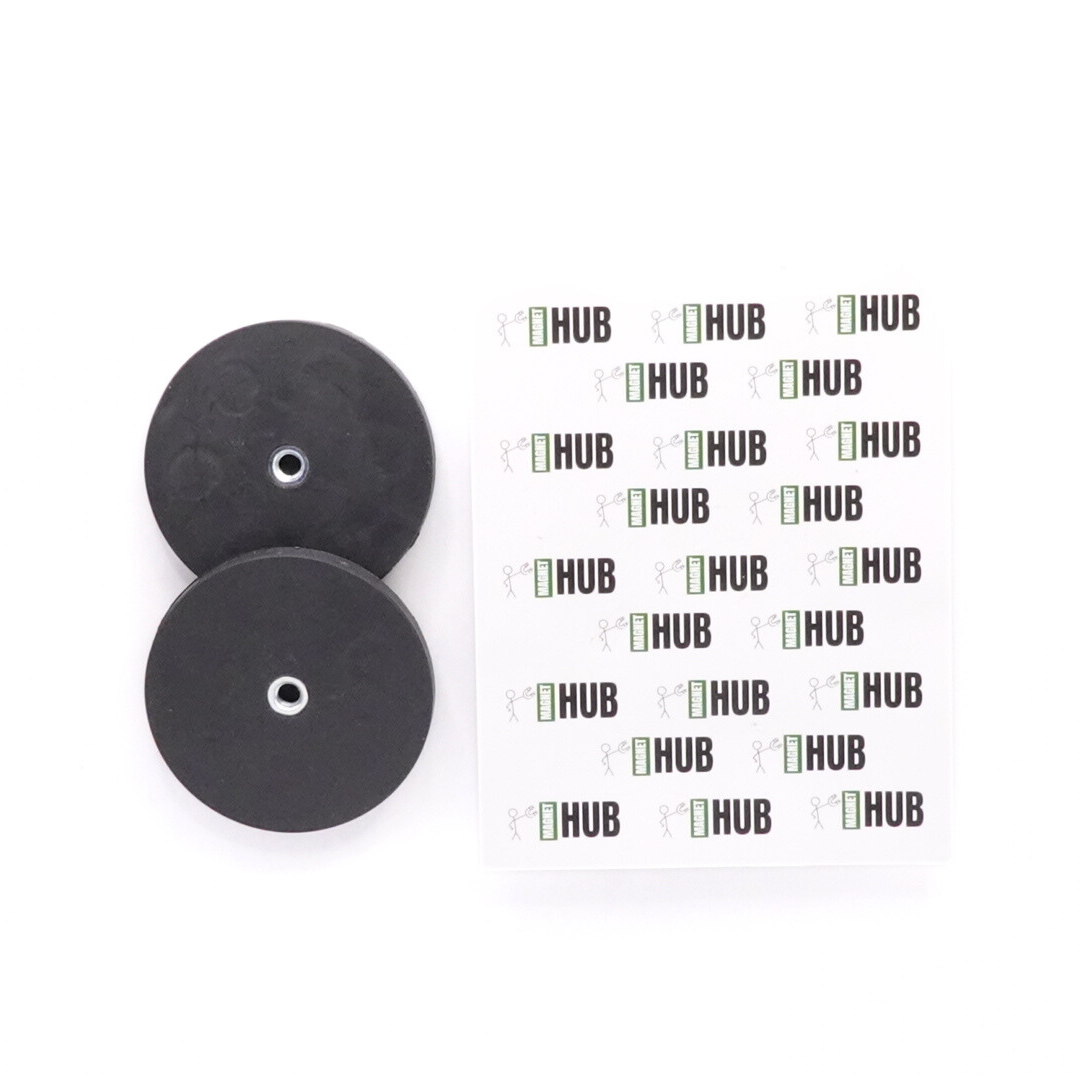 Neodymium Gripper Magnet 66x8.5mm M6 Thread | Magnet Hub
