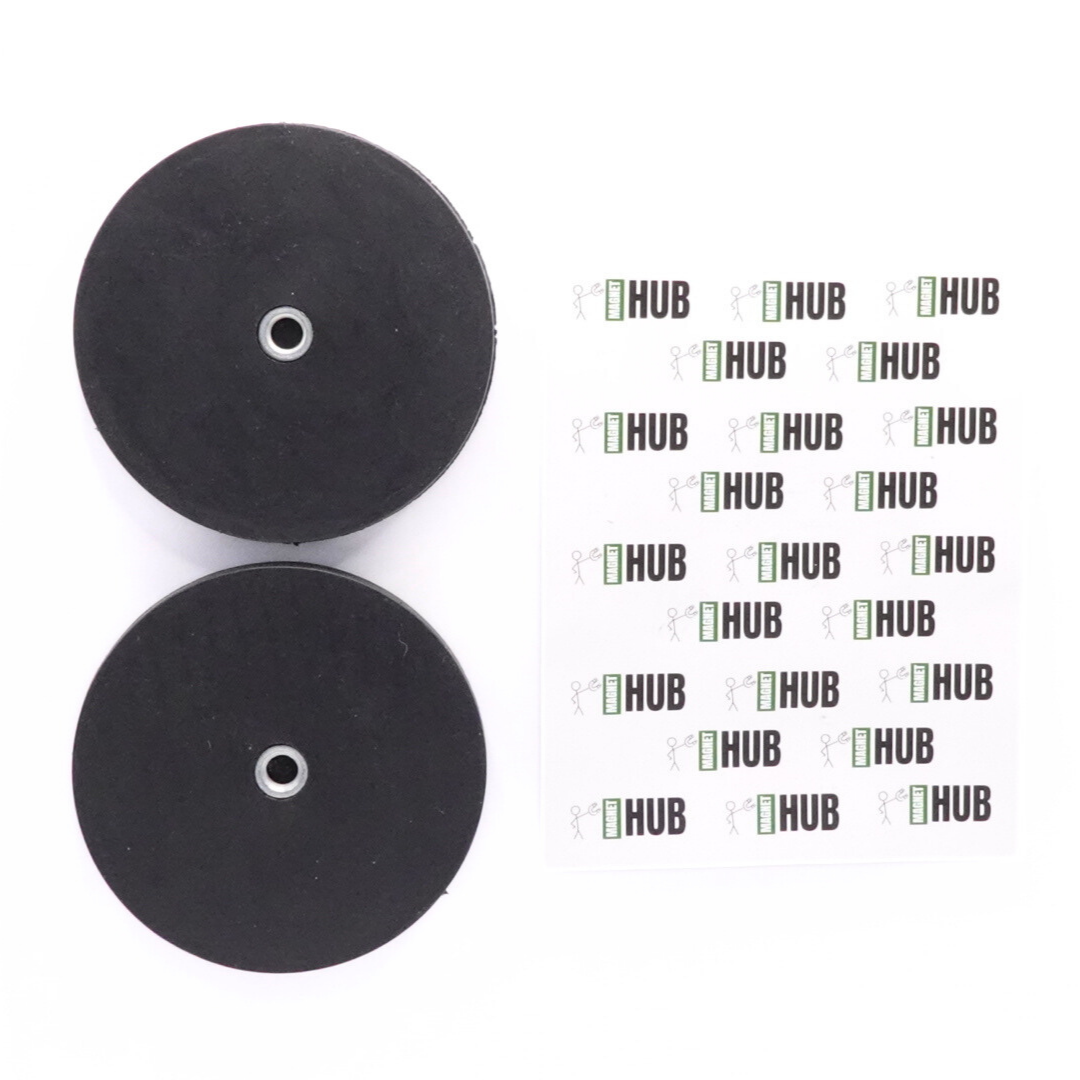 Neodymium Gripper Magnet 88x8mm M8 Thread | Magnet Hub